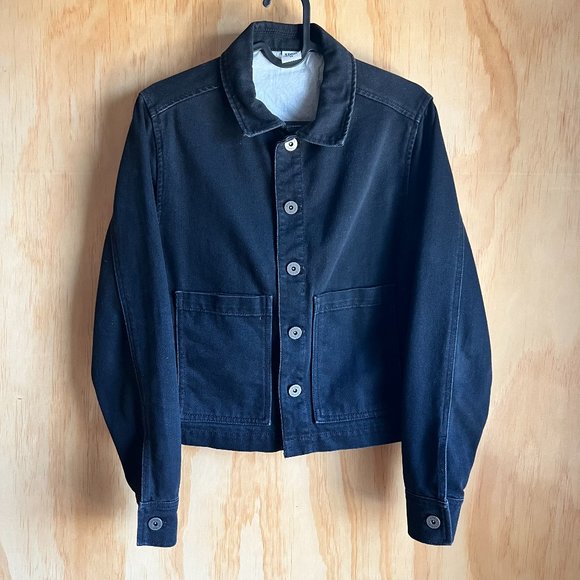 stoic | Jackets & Coats | Stoic Denim Chore Coat Xs Black Washoyster ...